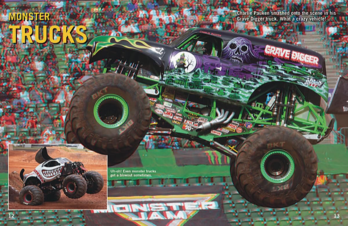 Monster Trucks in 3D (with Glasses) | Scholastic Canada Book Clubs
