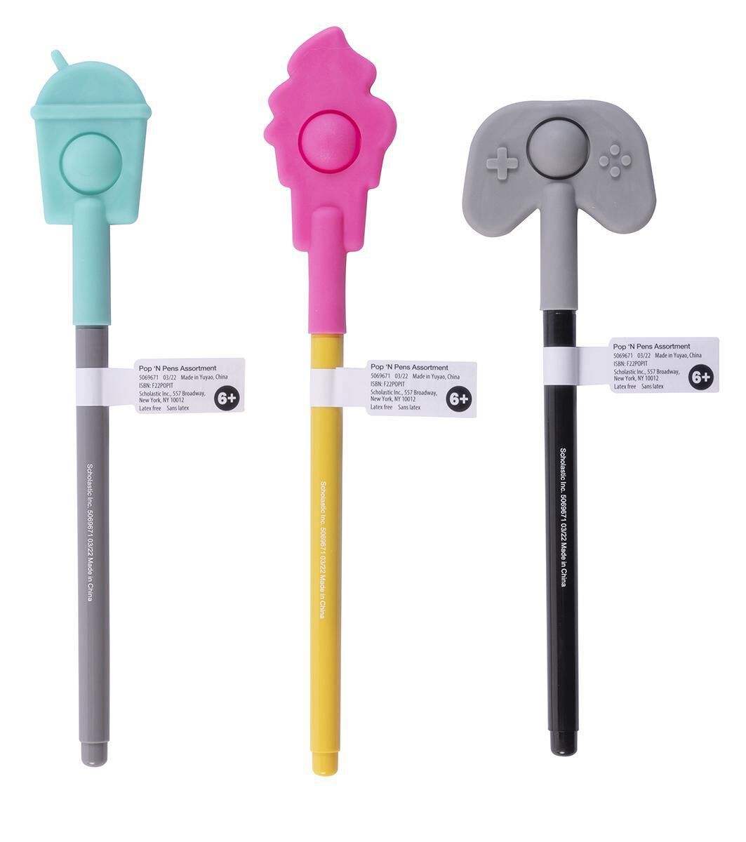 Pop 'N Pens 12-Pack | Scholastic Canada Clubs de lecture