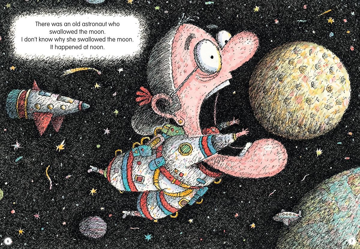 There Was an Old Astronaut Who Swallowed the Moon! | Scholastic Canada ...
