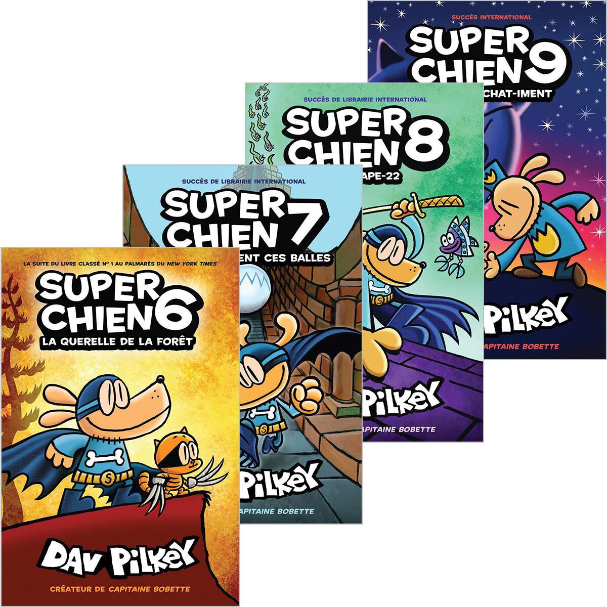 Collection Super Chien Tomes 6 à 10 | Scholastic Canada Clubs de lecture