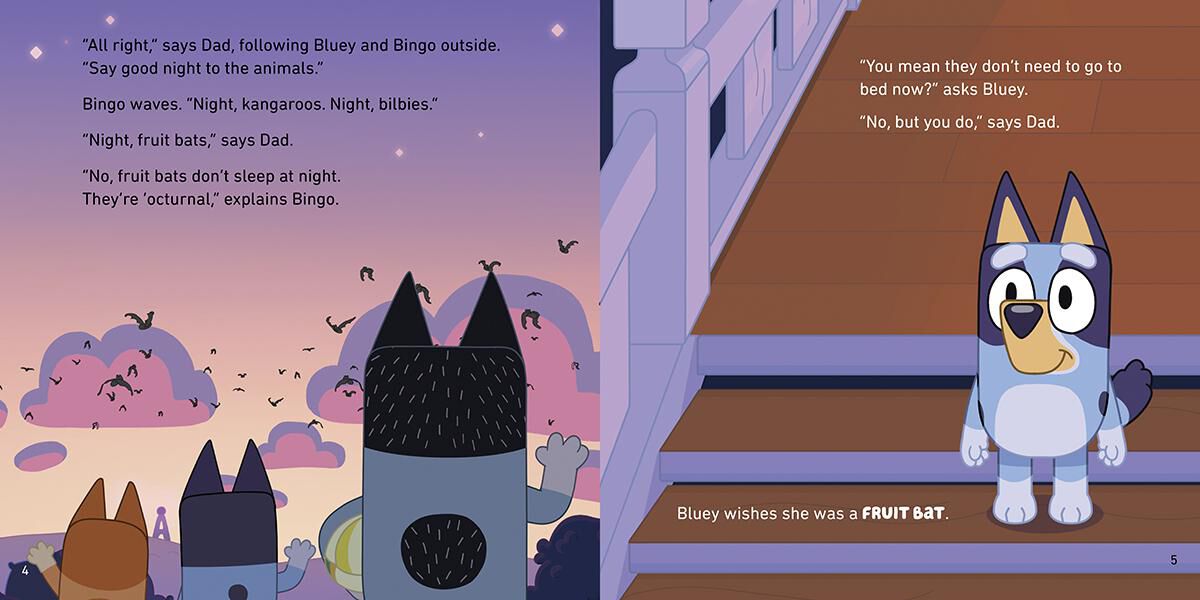 Bluey: Good Night, Fruit Bat | Scholastic Canada Book Clubs