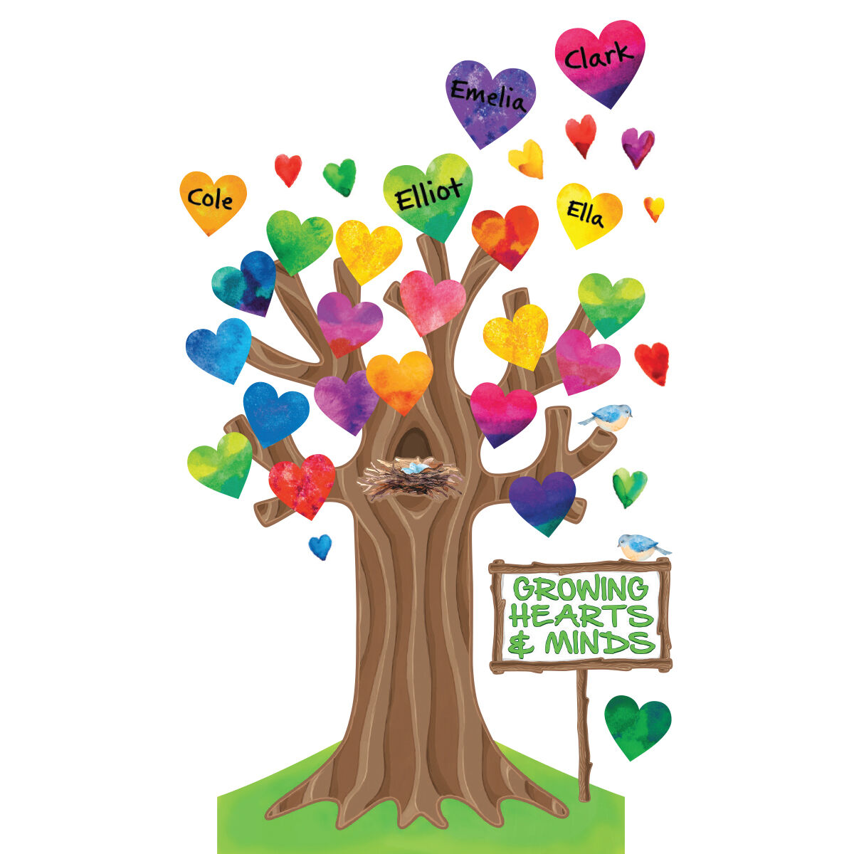 Growing Hearts & Minds Bulletin Board Set | Scholastic Canada Book Clubs