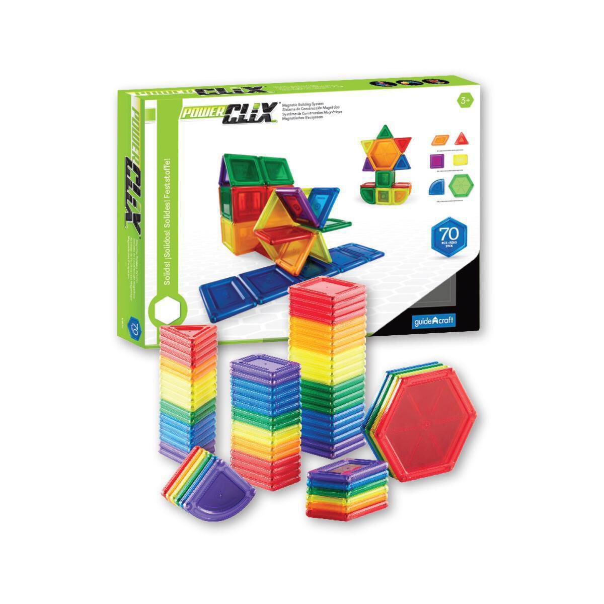 Power Clix® Solids 70-Piece Set | Scholastic Canada Book Clubs