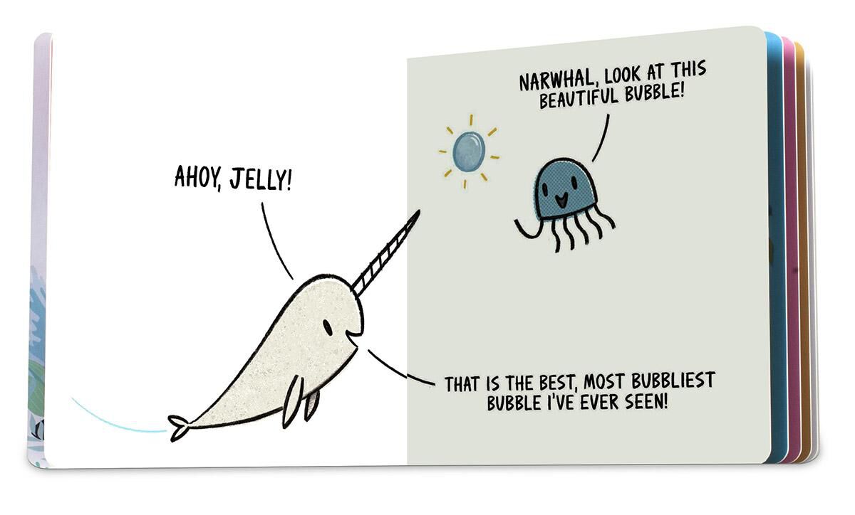 Bubbles: A Narwhal and Jelly Board Book | Les indispensables du prof ...