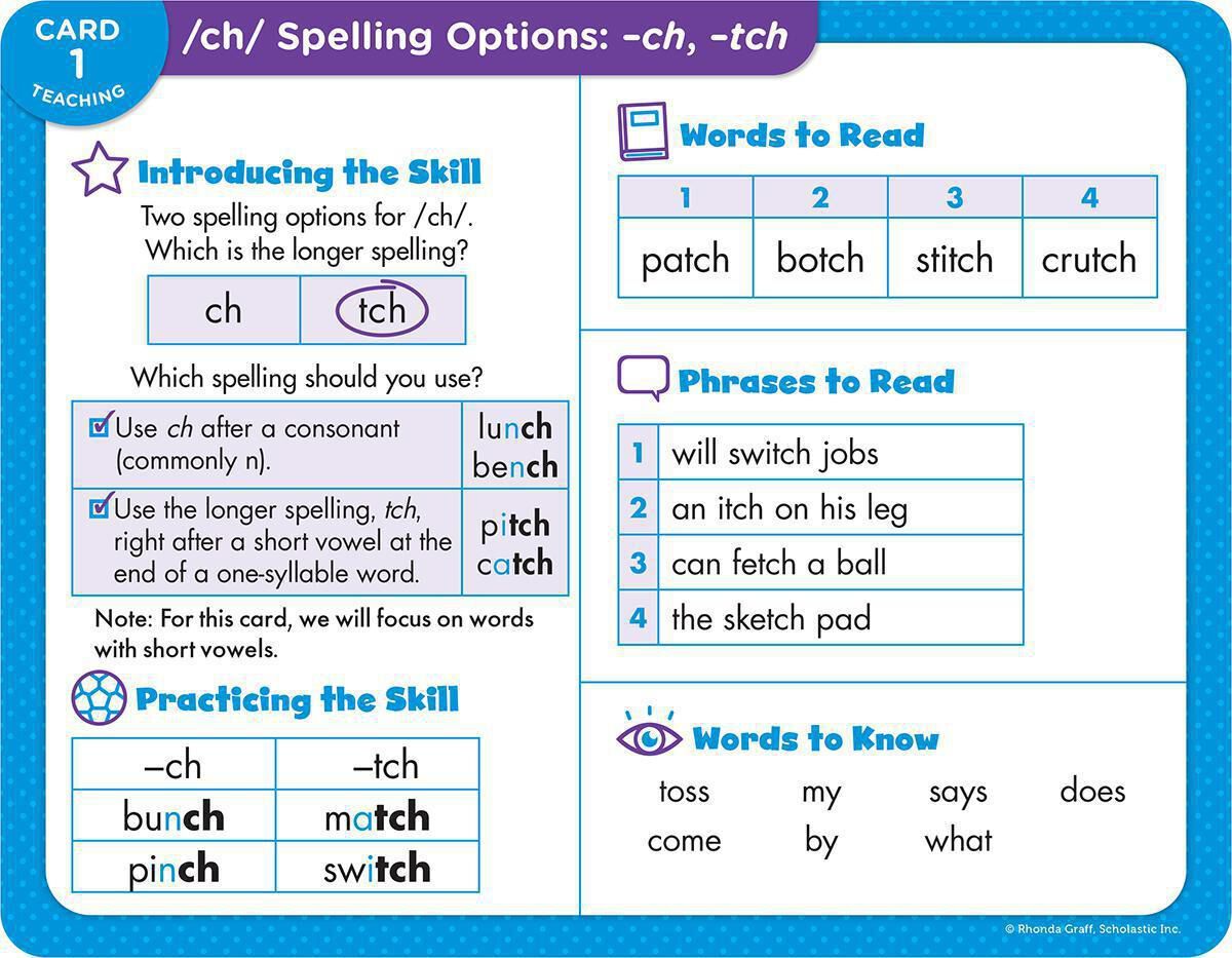Decodable Cards: Long Vowels & More | Scholastic Canada Book Clubs