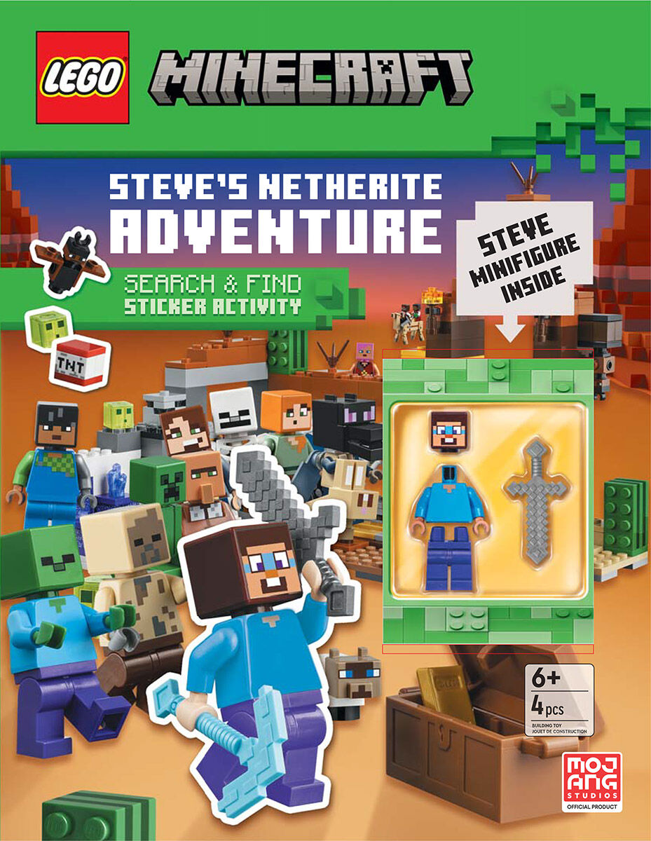 LEGO Minecraft: Steve's Netherite Adventure | Scholastic Canada Book Clubs