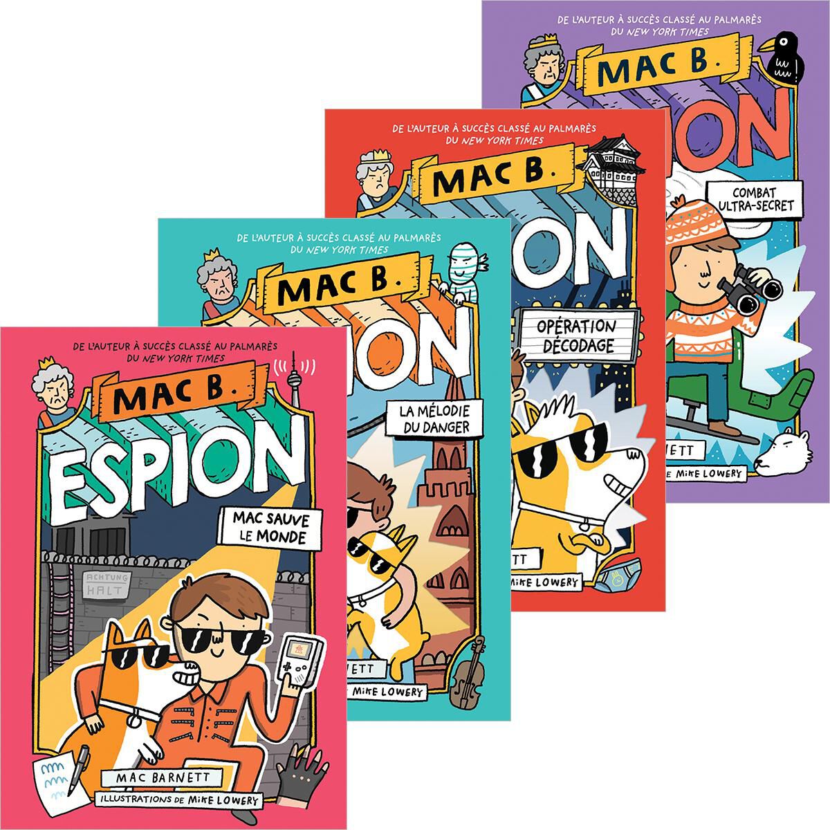 Ensemble Mac B. Espion | Scholastic Canada Clubs de lecture