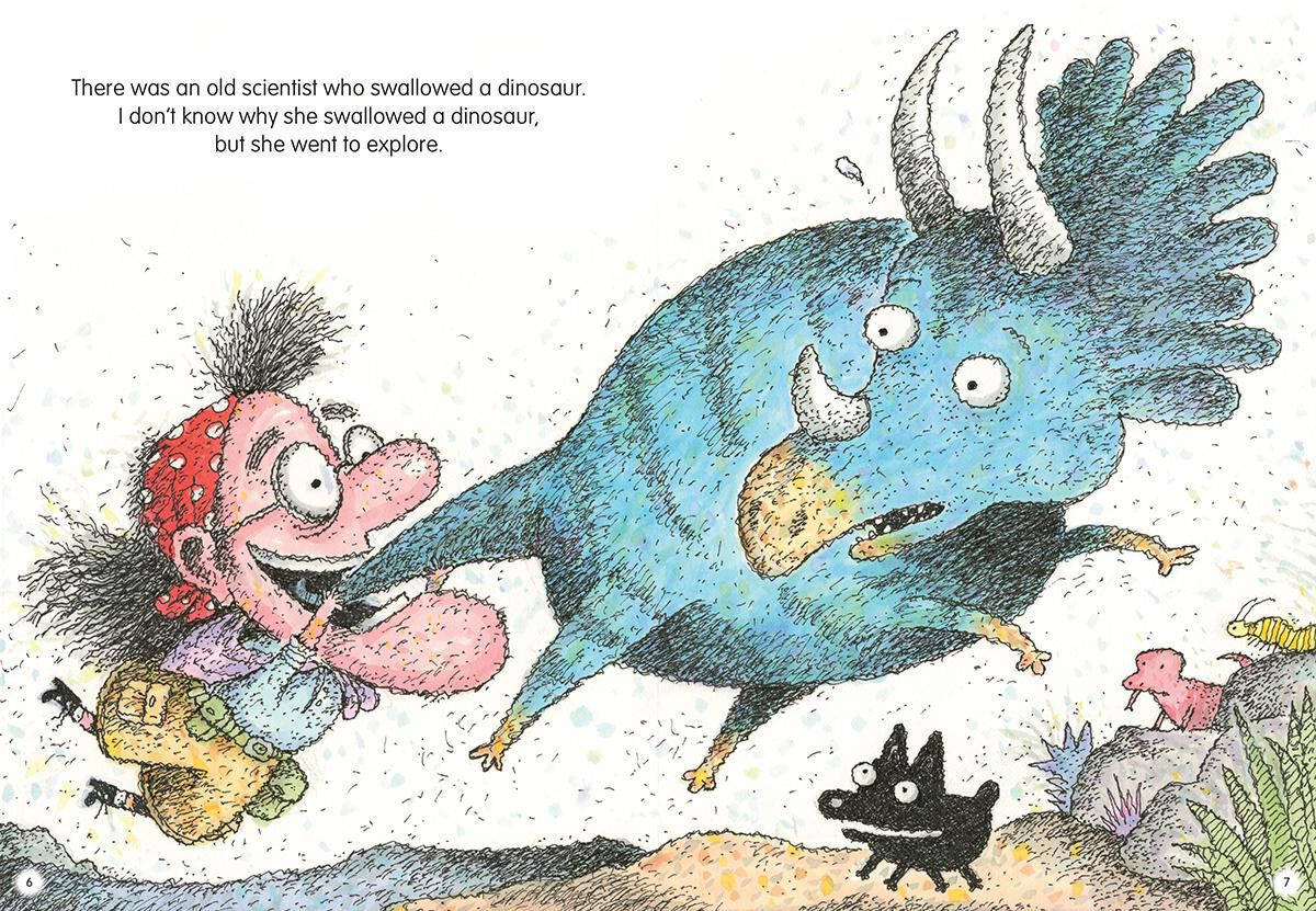 There Was an Old Scientist Who Swallowed a Dinosaur! | Scholastic ...