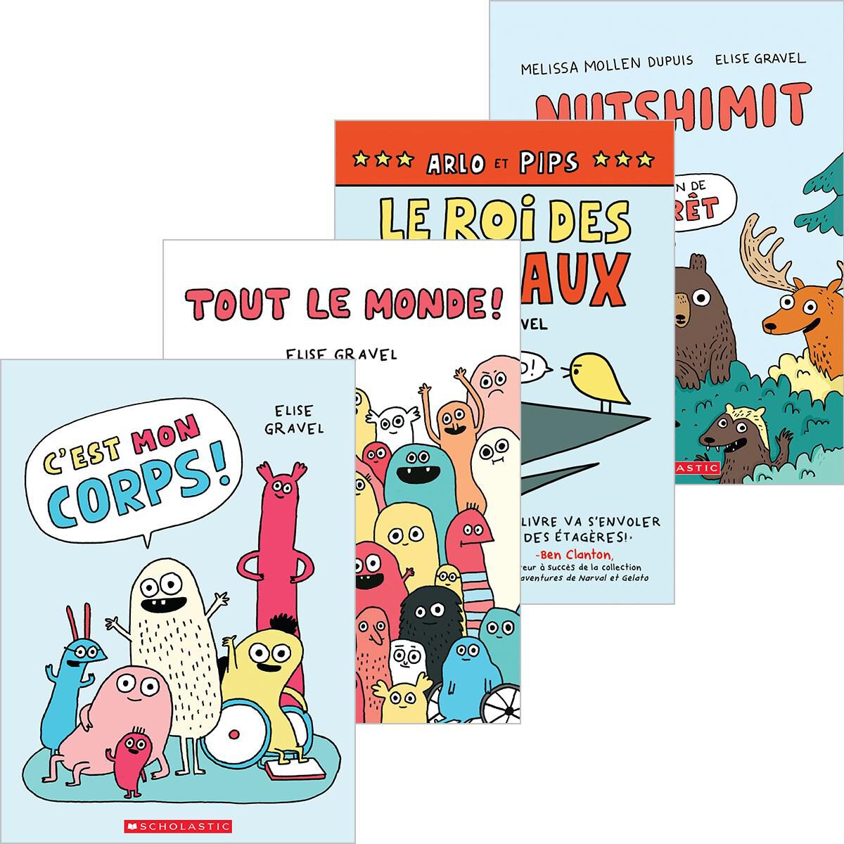 Collection Elise Gravel - 10 livres | Scholastic Canada Clubs de lecture