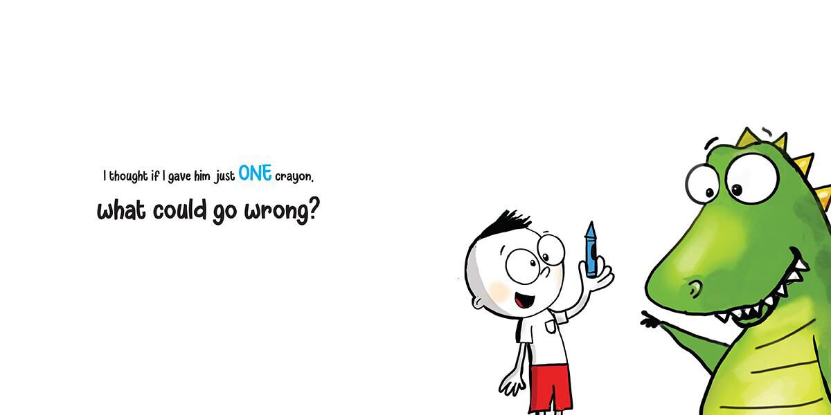 Never Let a Dinosaur Scribble! | Scholastic Canada Clubs de lecture