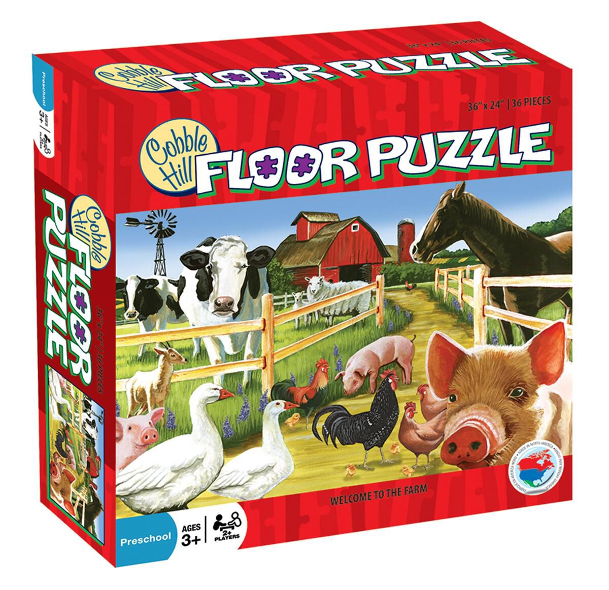 Welcome to the Farm Floor Puzzle | Scholastic Canada Book Clubs