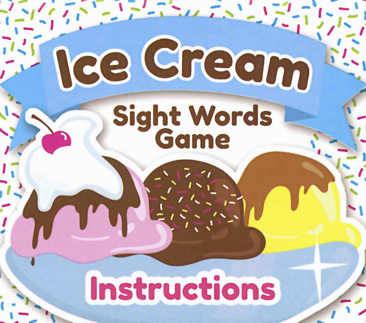 Ice Cream Sight Words Game | Scholastic Canada Book Clubs