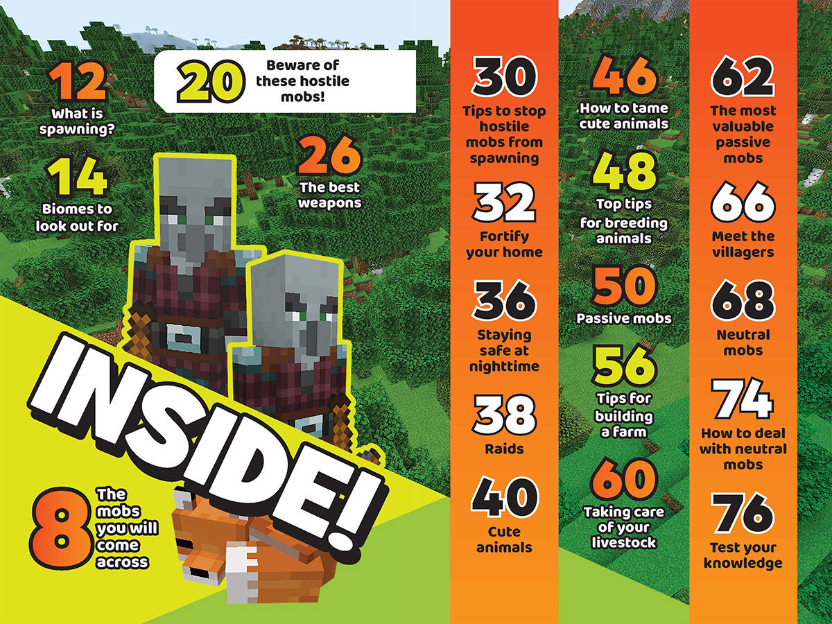 Secret Builder's Guide: Minecraft Mobs | Scholastic Canada Book Clubs