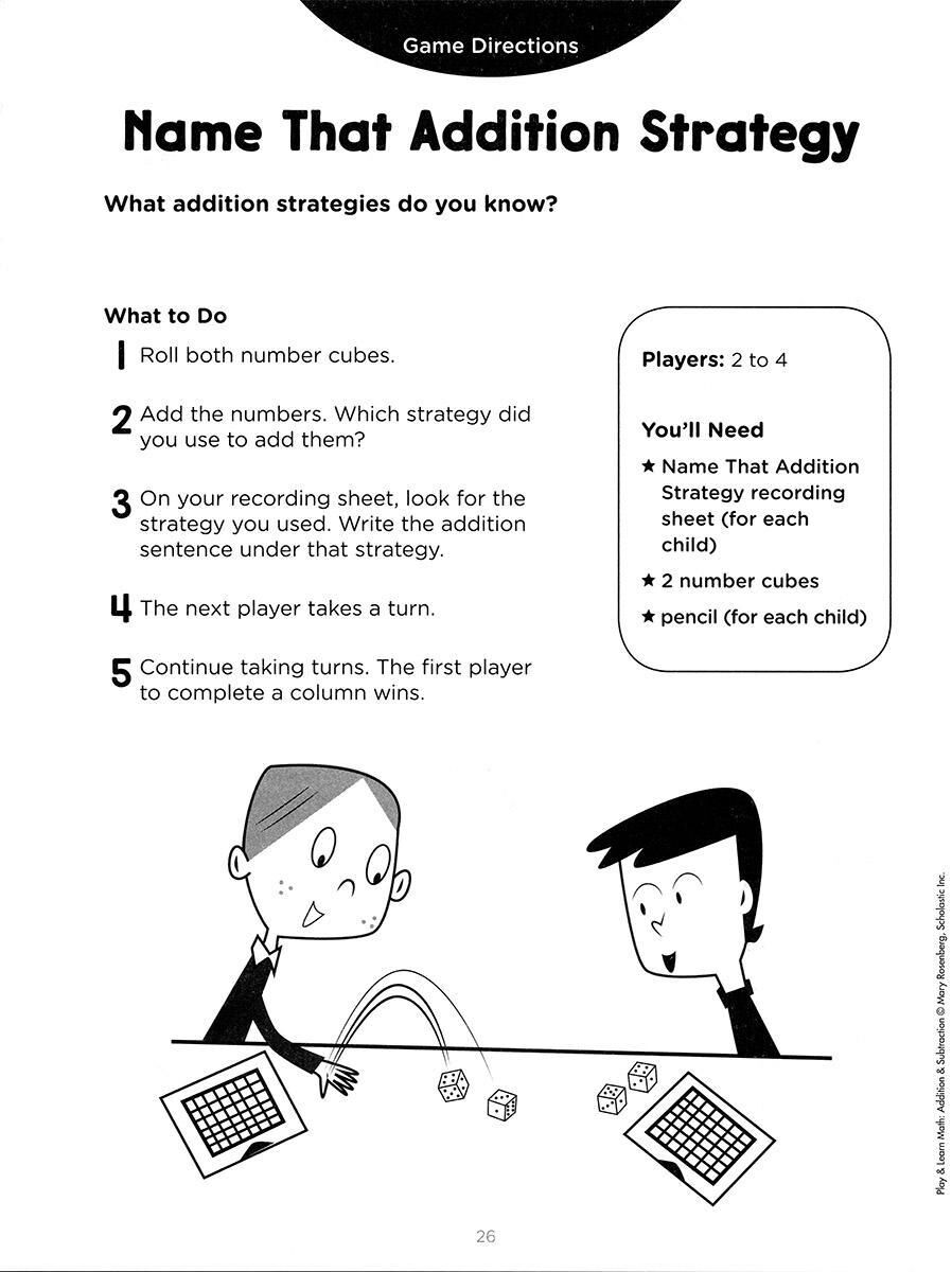 Play & Learn Math: Addition & Subtraction | Scholastic Canada Book Clubs