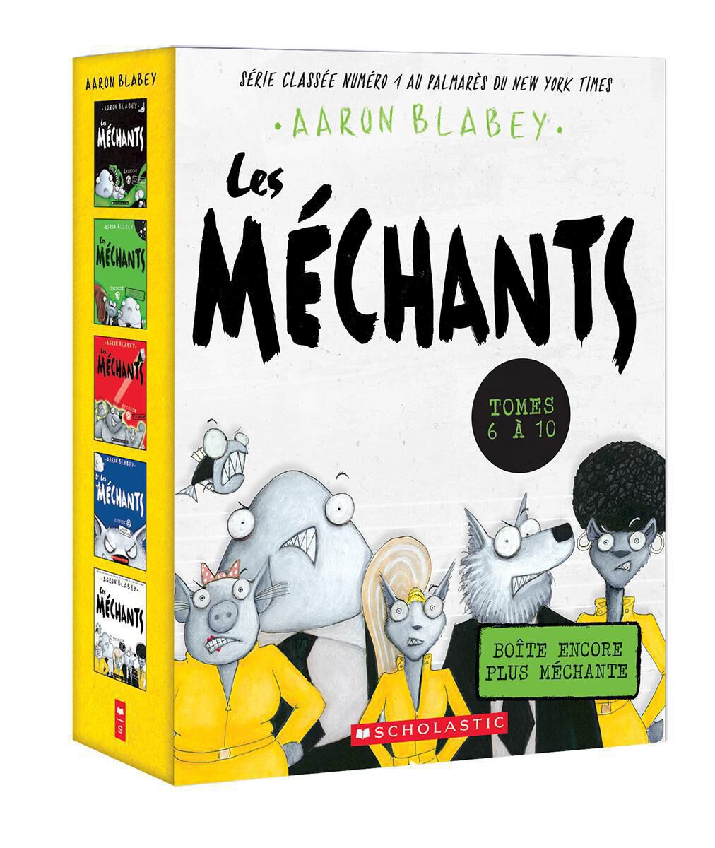 Coffret Les méchants : Tomes 6 à 10 | Scholastic Canada Clubs de lecture