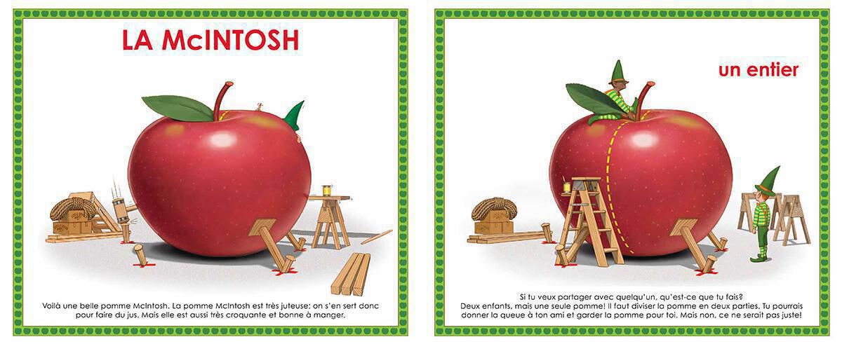 Fractions de pommes | Scholastic Canada Clubs de lecture