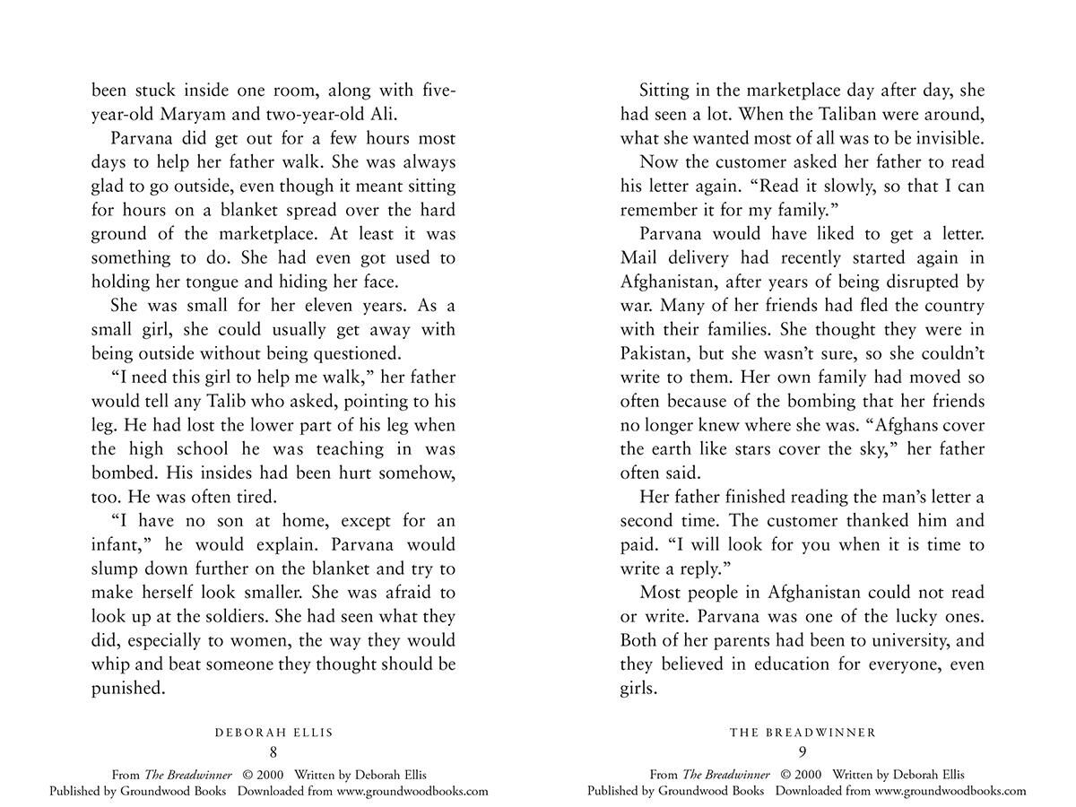 The Breadwinner | Classroom Essentials Scholastic Canada