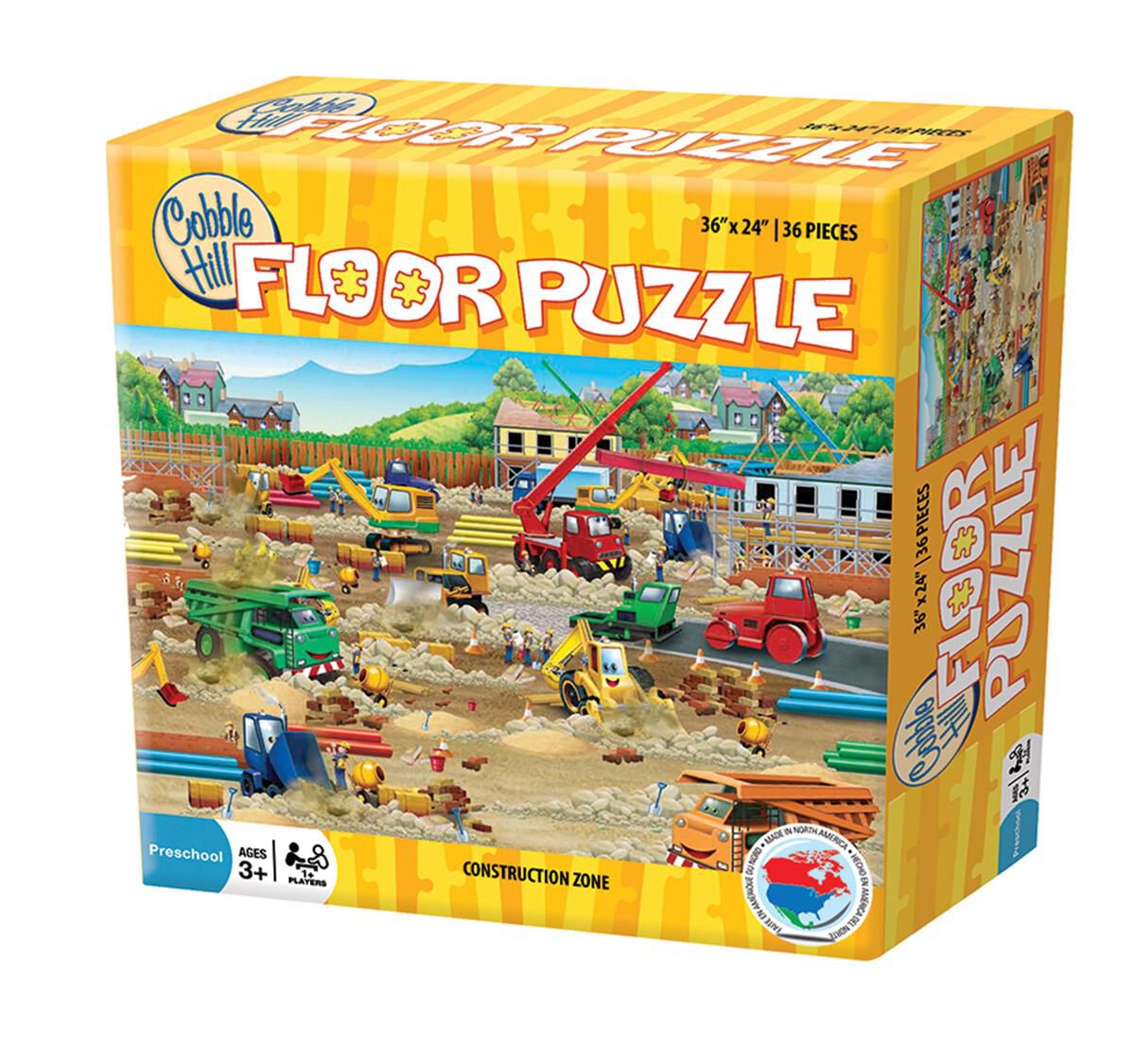 Construction Zone Floor Puzzle | Scholastic Canada Book Clubs