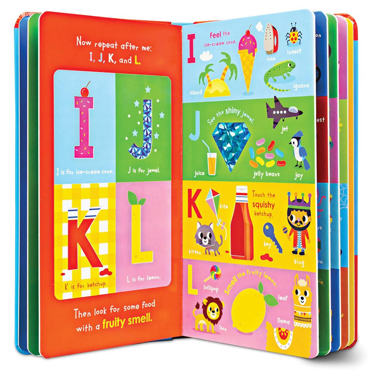 My Busy Shiny Touchy Smelly ABC | Scholastic Canada Book Clubs