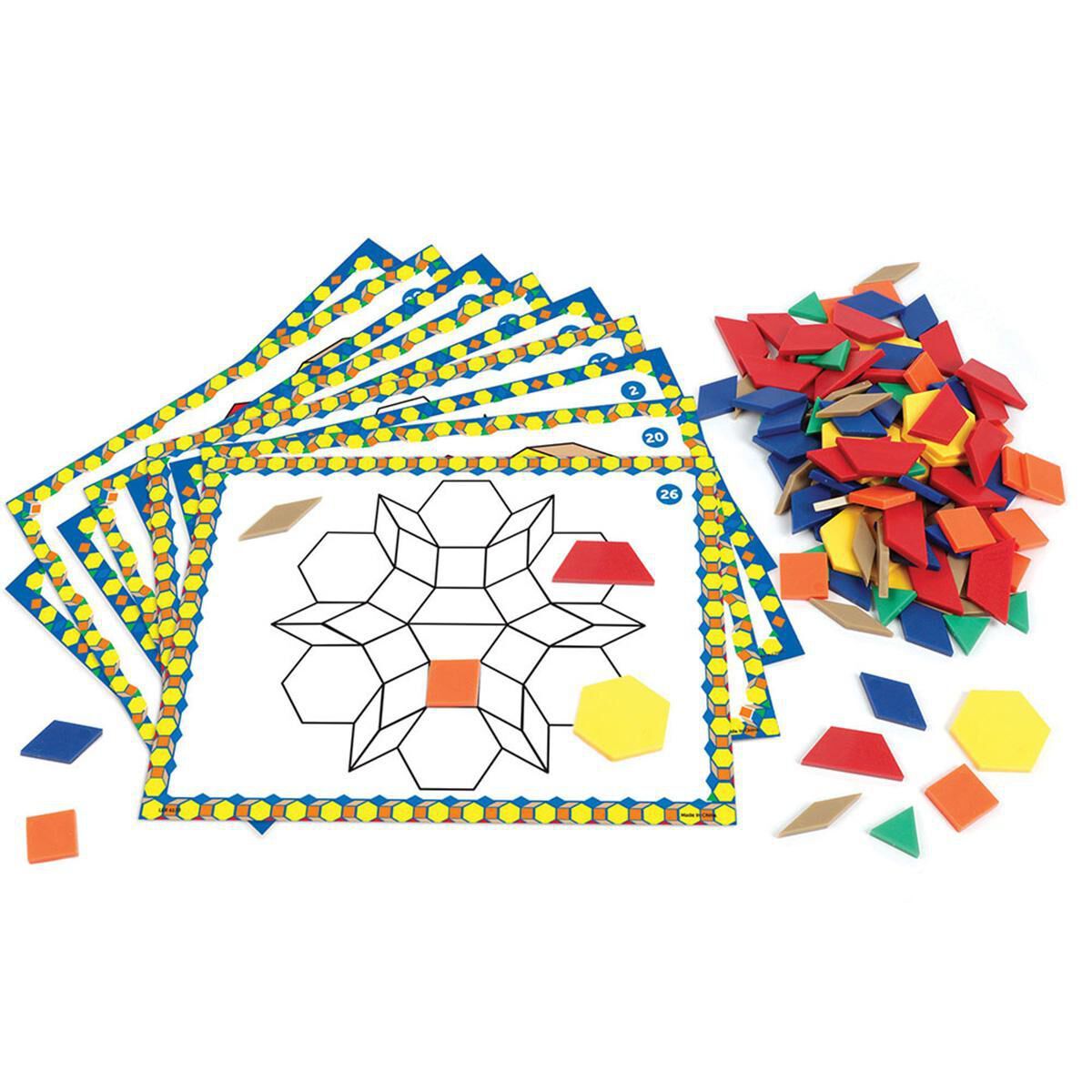 Pattern Blocks Activity Set | Scholastic Canada Book Clubs