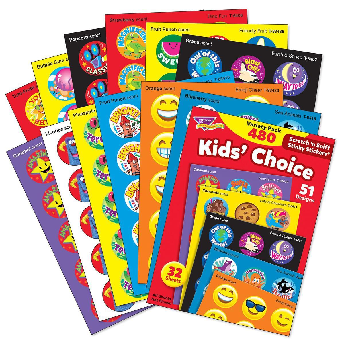 Kids' Choice Stinky Stickers Variety Pack | Scholastic Canada Book Clubs