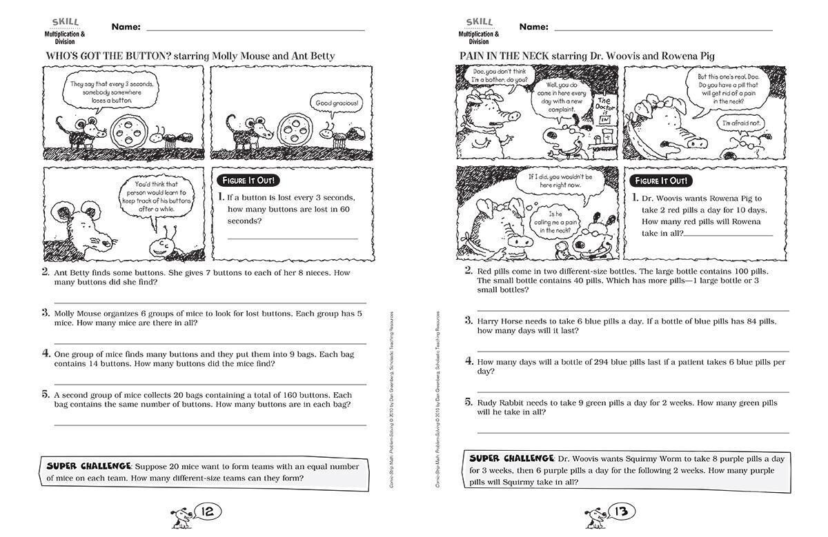 Comic-Strip Math: Problem Solving | Classroom Essentials Scholastic Canada
