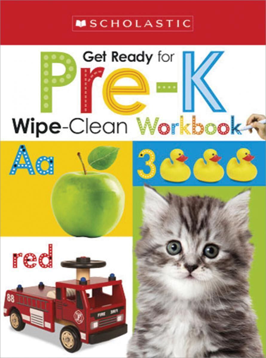 Scholastic Early Learners: Wipe-Clean Workbooks: Get Ready for Pre-K ...