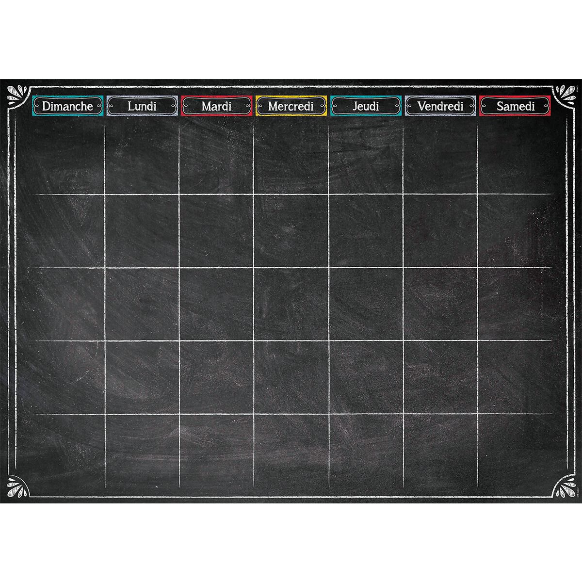 French Chalk It Up Calendar Bulletin Board Set | Scholastic Canada Book ...