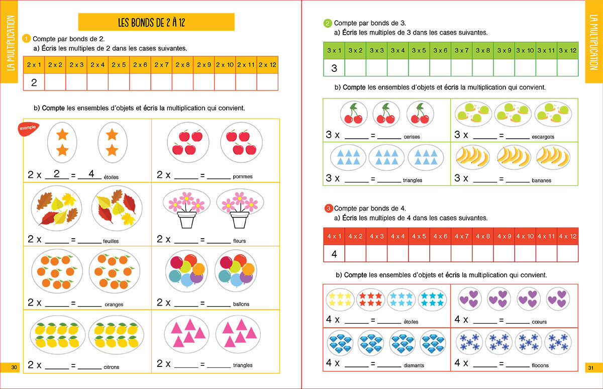 Mon cahier de multiplications et divisions | Scholastic Canada Clubs de ...