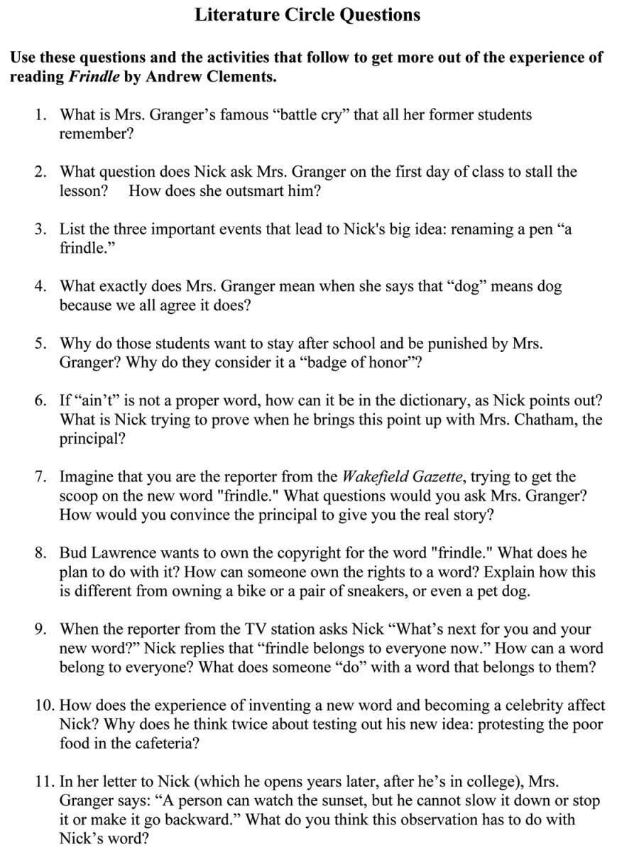 Frindle | Scholastic Canada Book Clubs