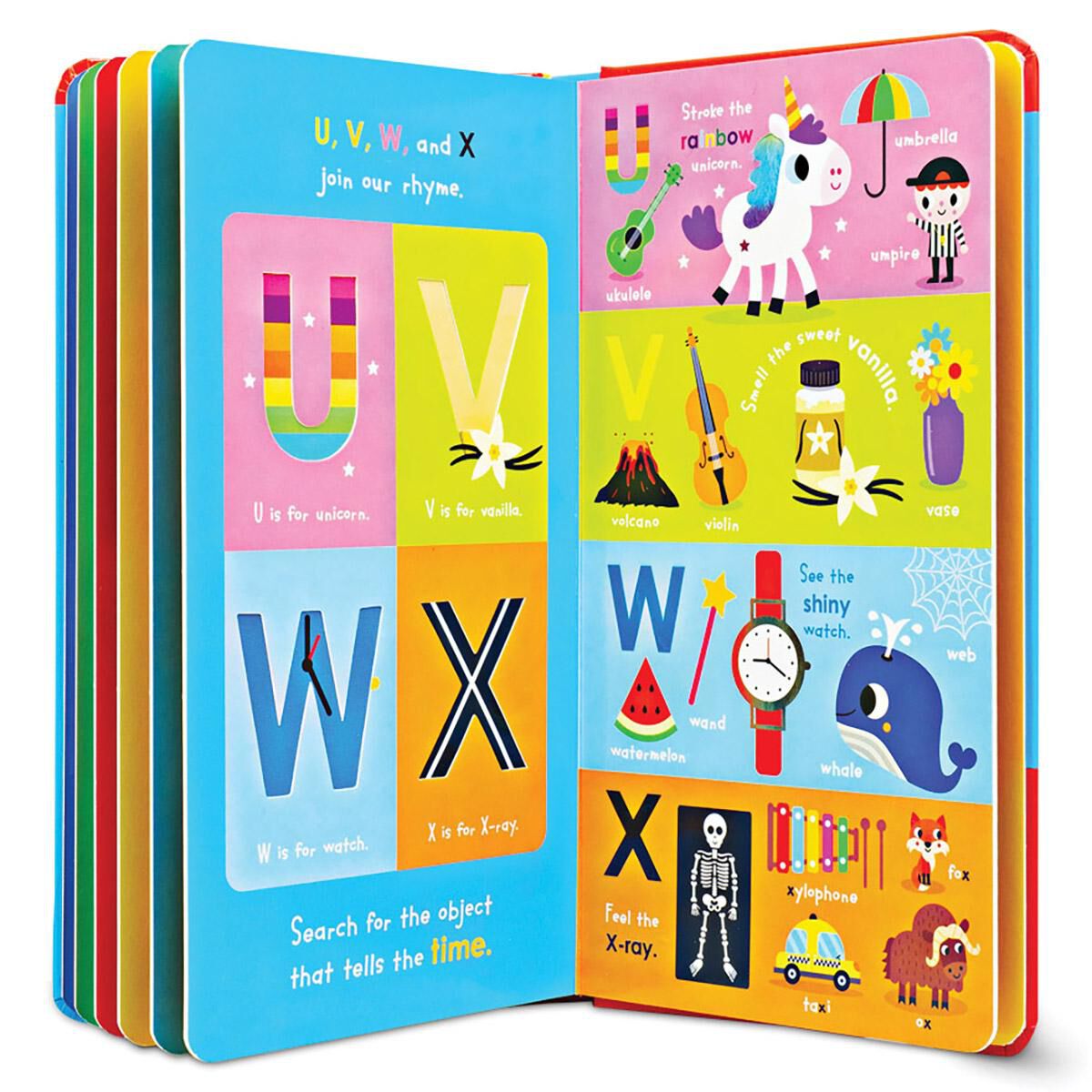 My Busy Shiny Touchy Smelly ABC | Scholastic Canada Book Clubs