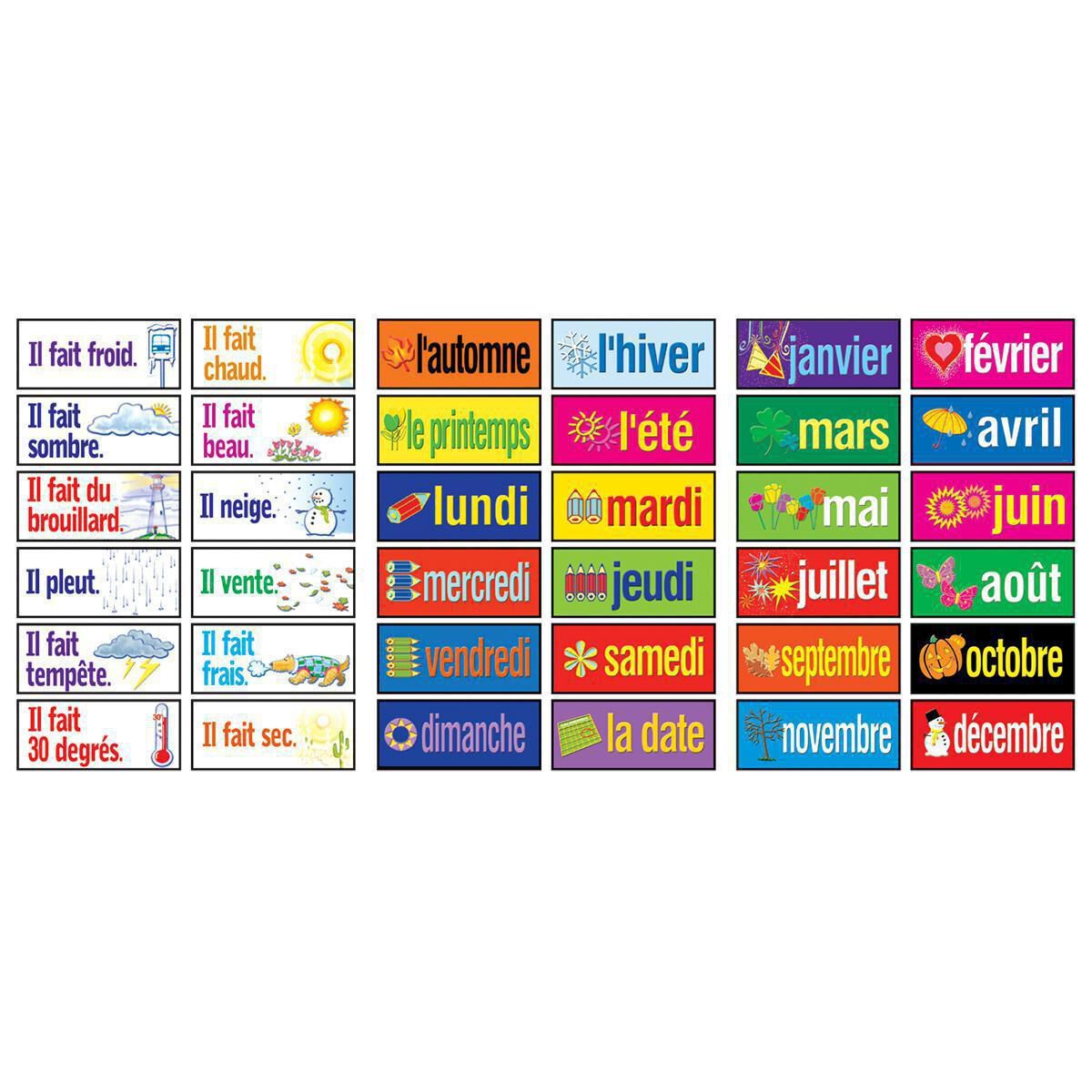French Essential Vocabulary Cards | Scholastic Canada Book Clubs