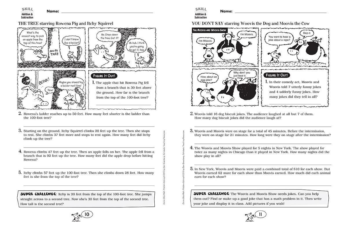 Comic-Strip Math: Problem Solving | Classroom Essentials Scholastic Canada