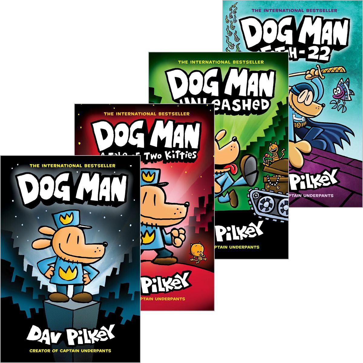 Dog Man Library-Bound Edition Starter 8-Pack | Les indispensables du ...
