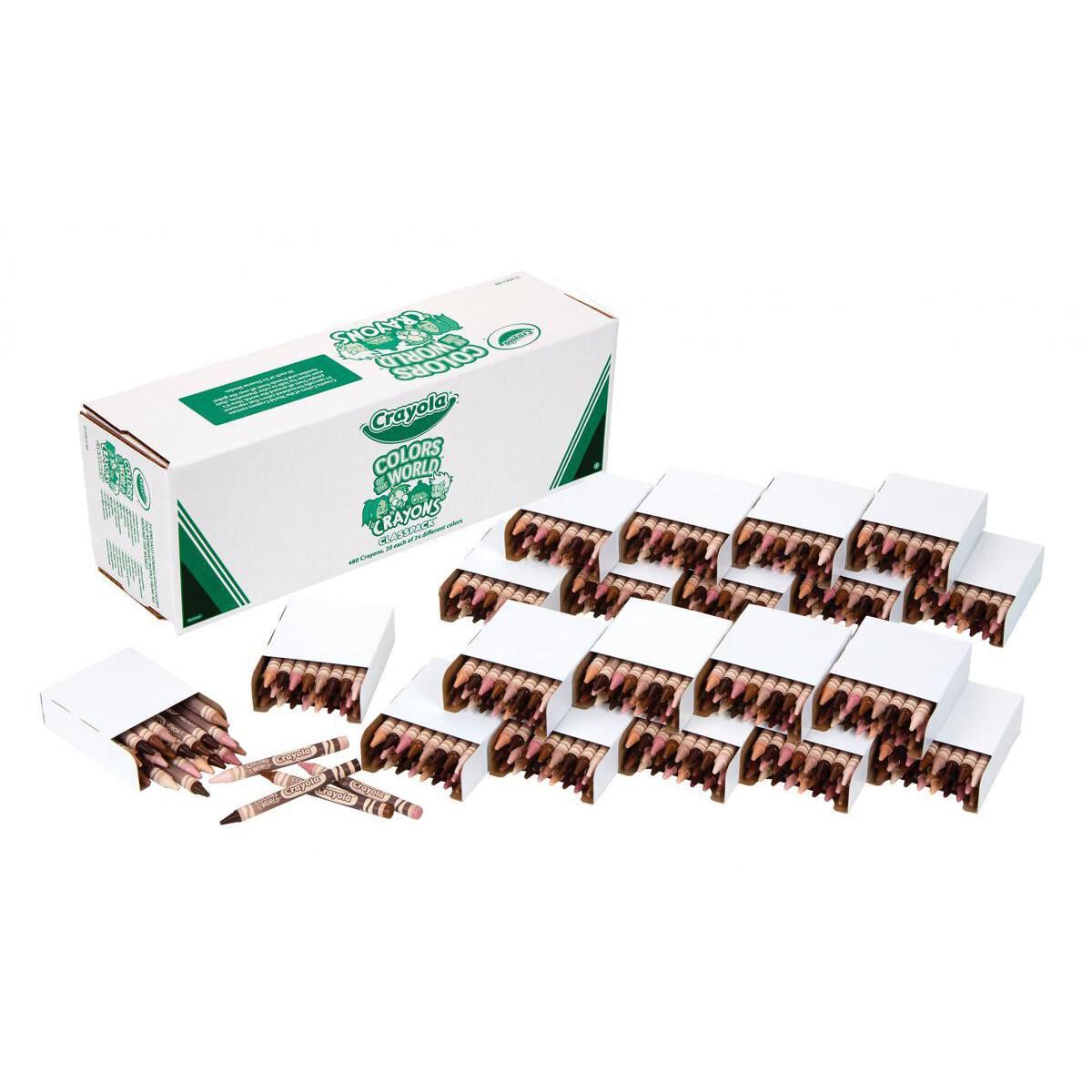 Crayola Colors of the World Crayons Classpack | Les indispensables du ...