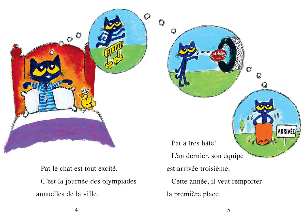 Je lis avec Pat le chat : Les olympiades | Scholastic Canada Book Clubs
