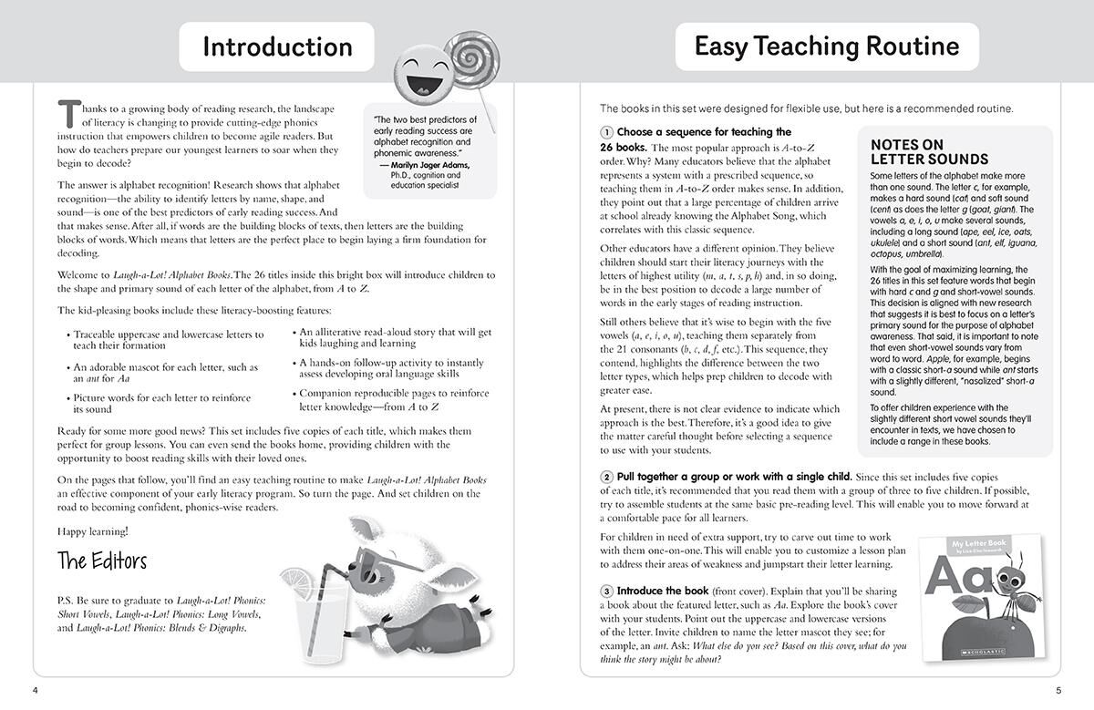 Laugh-a-Lot! Alphabet Classroom Set | Scholastic Canada Book Clubs