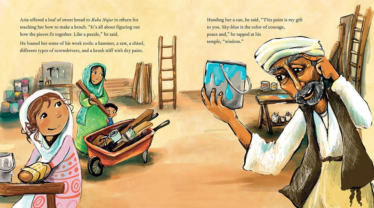 The Library Bus/A Sky Blue Bench 2-Pack | Scholastic Canada Book Clubs