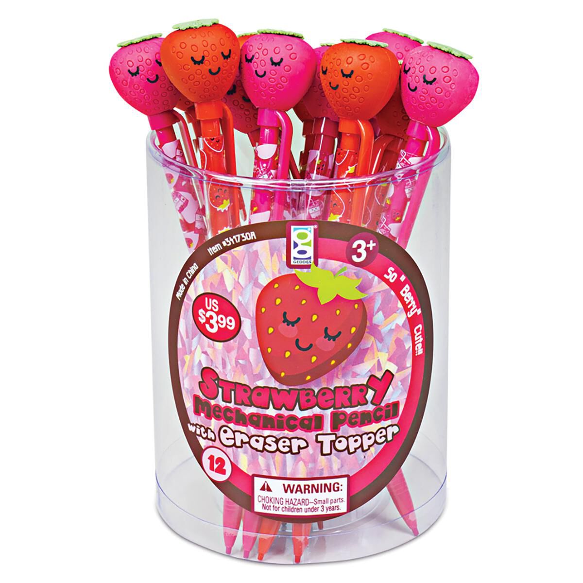 Strawberry Mechanical Pencil | Scholastic Canada Book Clubs