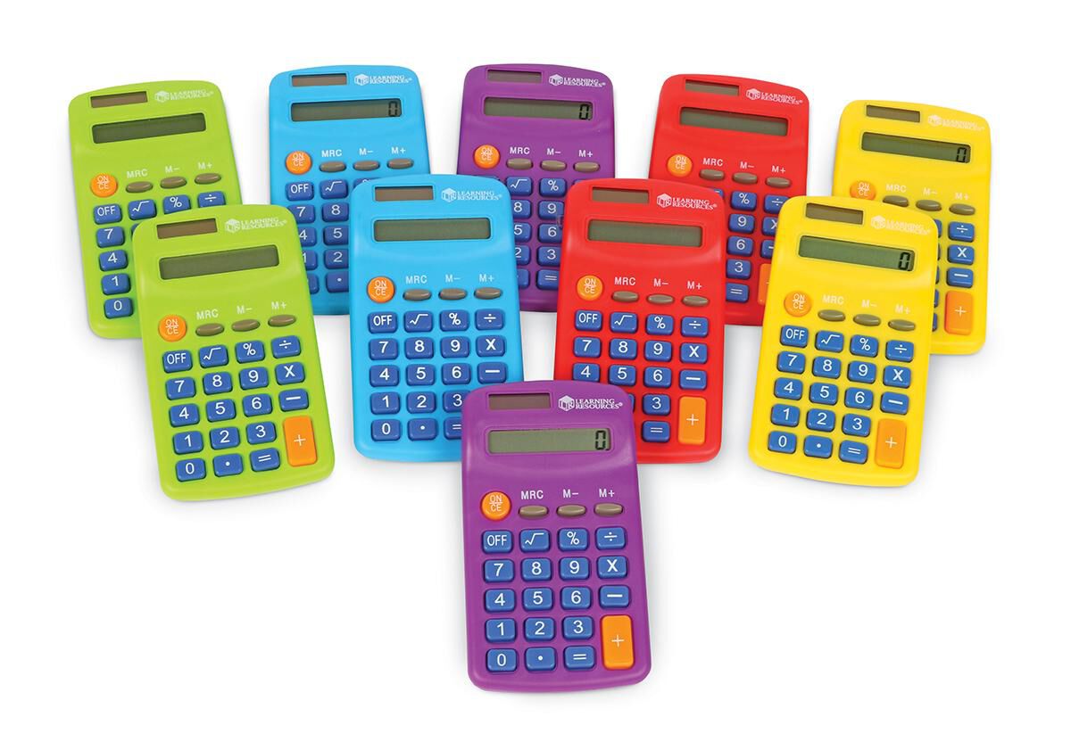 Rainbow Primary Calculator Pack | Scholastic Canada Book Clubs