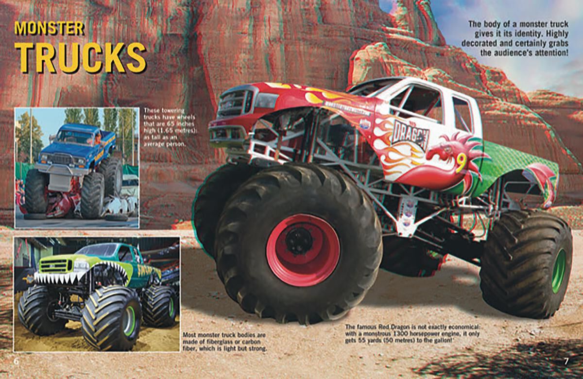 Monster Trucks in 3D (with Glasses) | Scholastic Canada Book Clubs