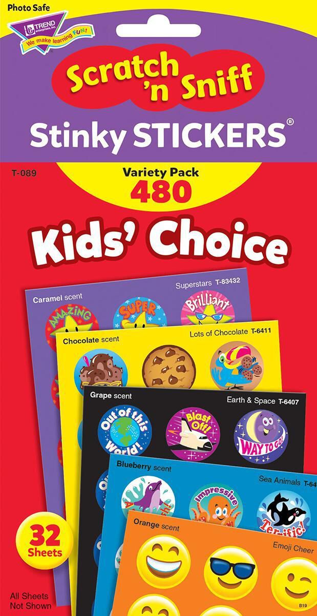Kids' Choice Stinky Stickers Variety Pack | Scholastic Canada Book Clubs