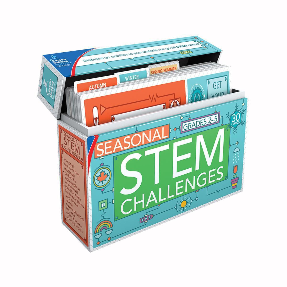 Seasonal STEM Challenges Learning Cards: Grades 2-5 | Scholastic Canada ...