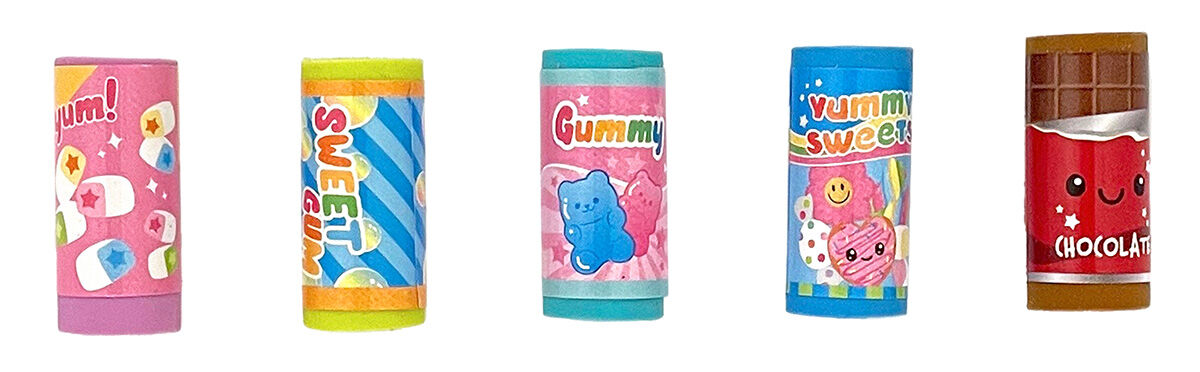 Candy Vending Machine Eraser Set | Scholastic Canada Book Clubs