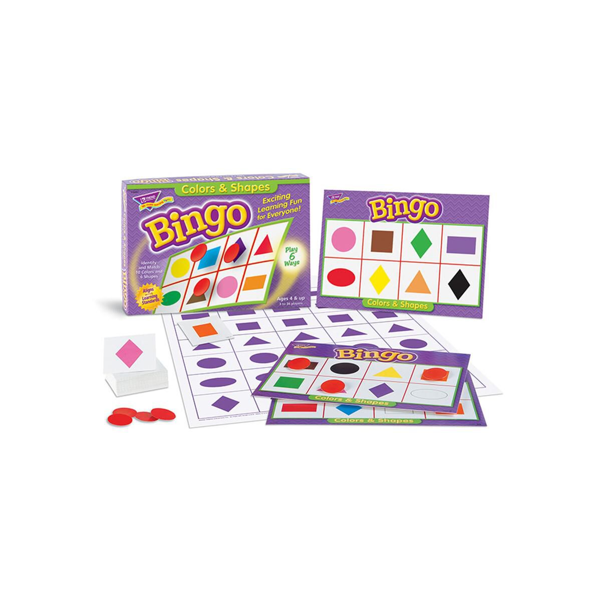 Bingo des formes et des couleurs | Scholastic Canada Clubs de lecture
