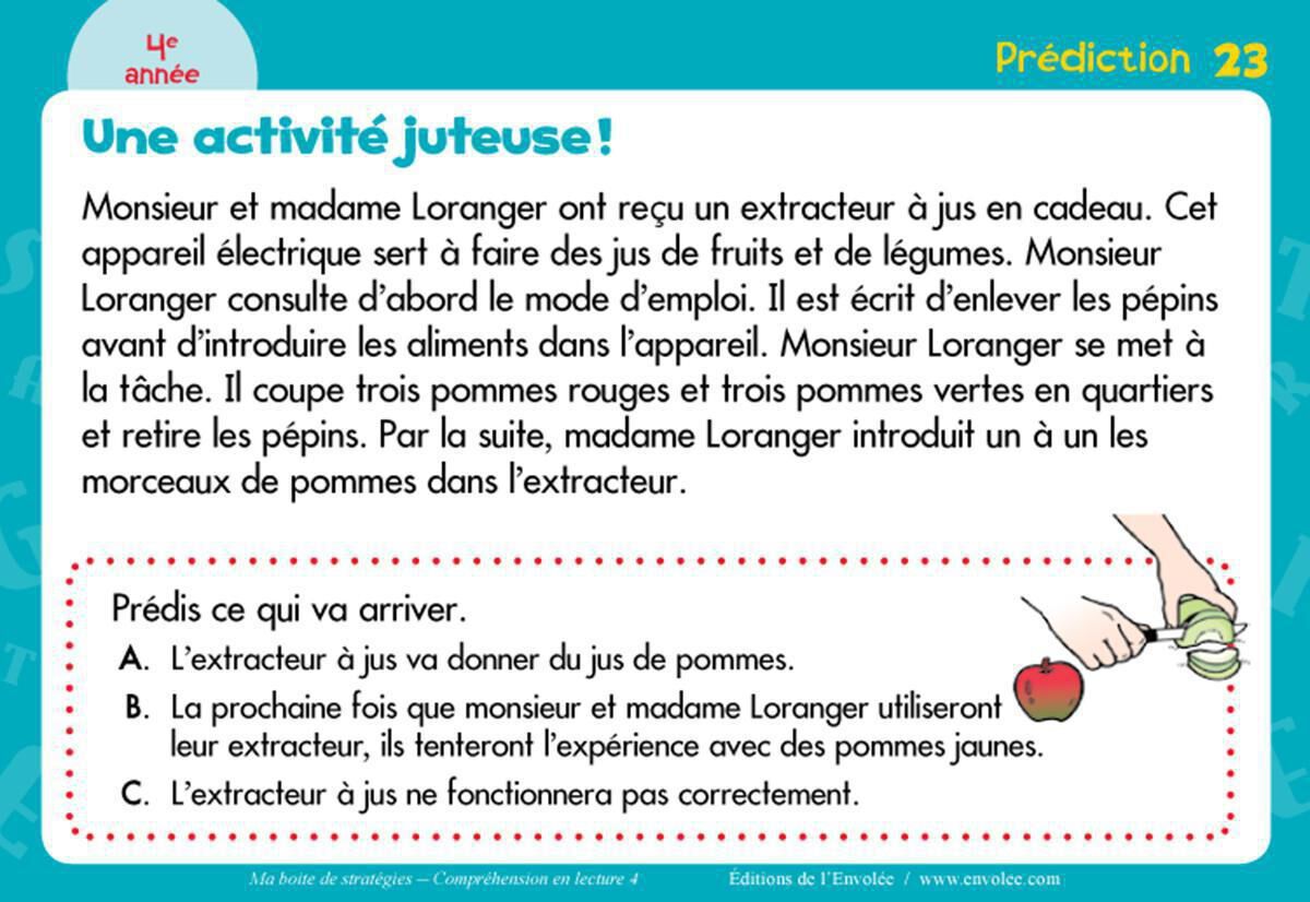 Ma boîte de stratégies : Compréhension en lecture 4 | Scholastic Canada ...