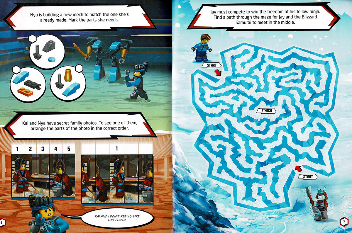 Lego Ninjago Nya's Power Activity Book with Minifigure | Scholastic ...