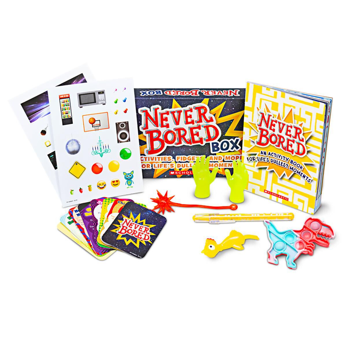 Never Bored Box | Scholastic Canada Clubs de lecture