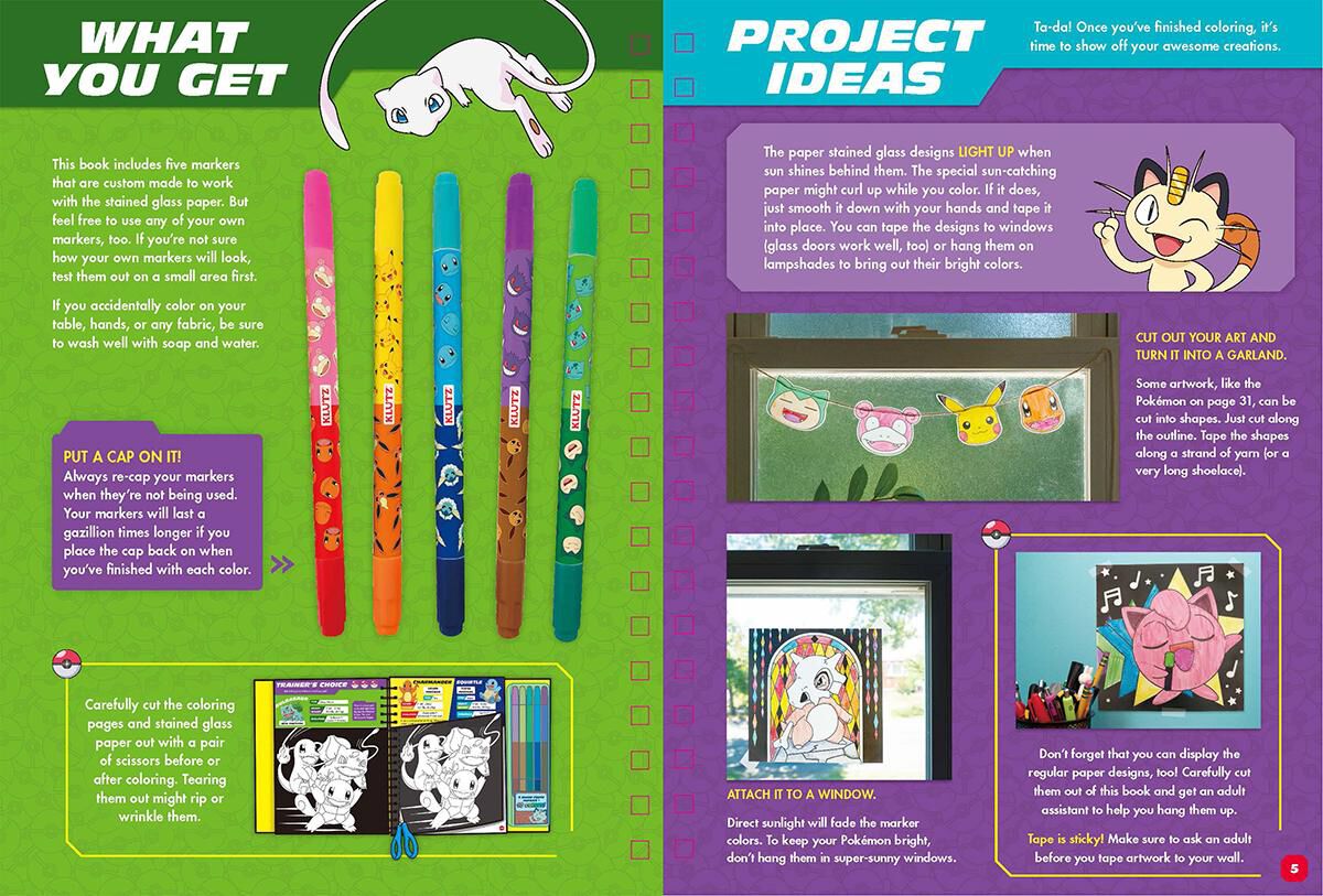 Klutz® Pokémon Stained Glass Art | Scholastic Canada Book Clubs
