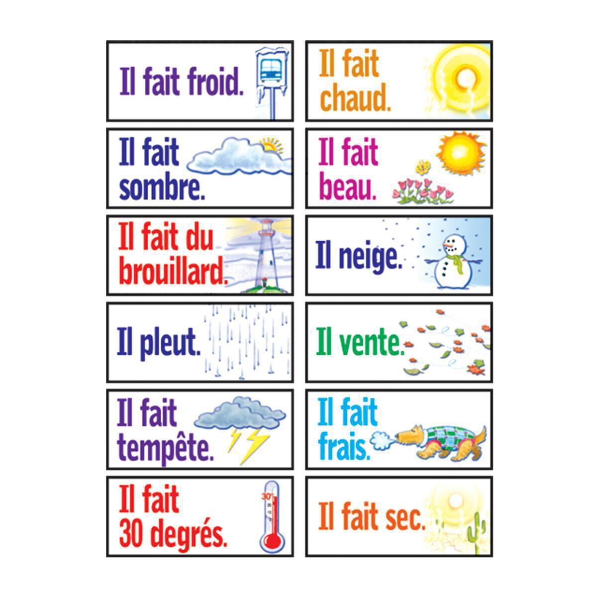 French Essential Vocabulary Cards | Scholastic Canada Book Clubs